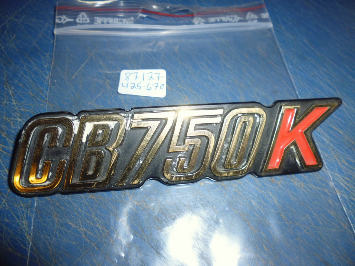 SIDEDÆKSEL EMBLEM CB 750 K 87127-425-670 BRUGT - Honda - Thisted MC ...